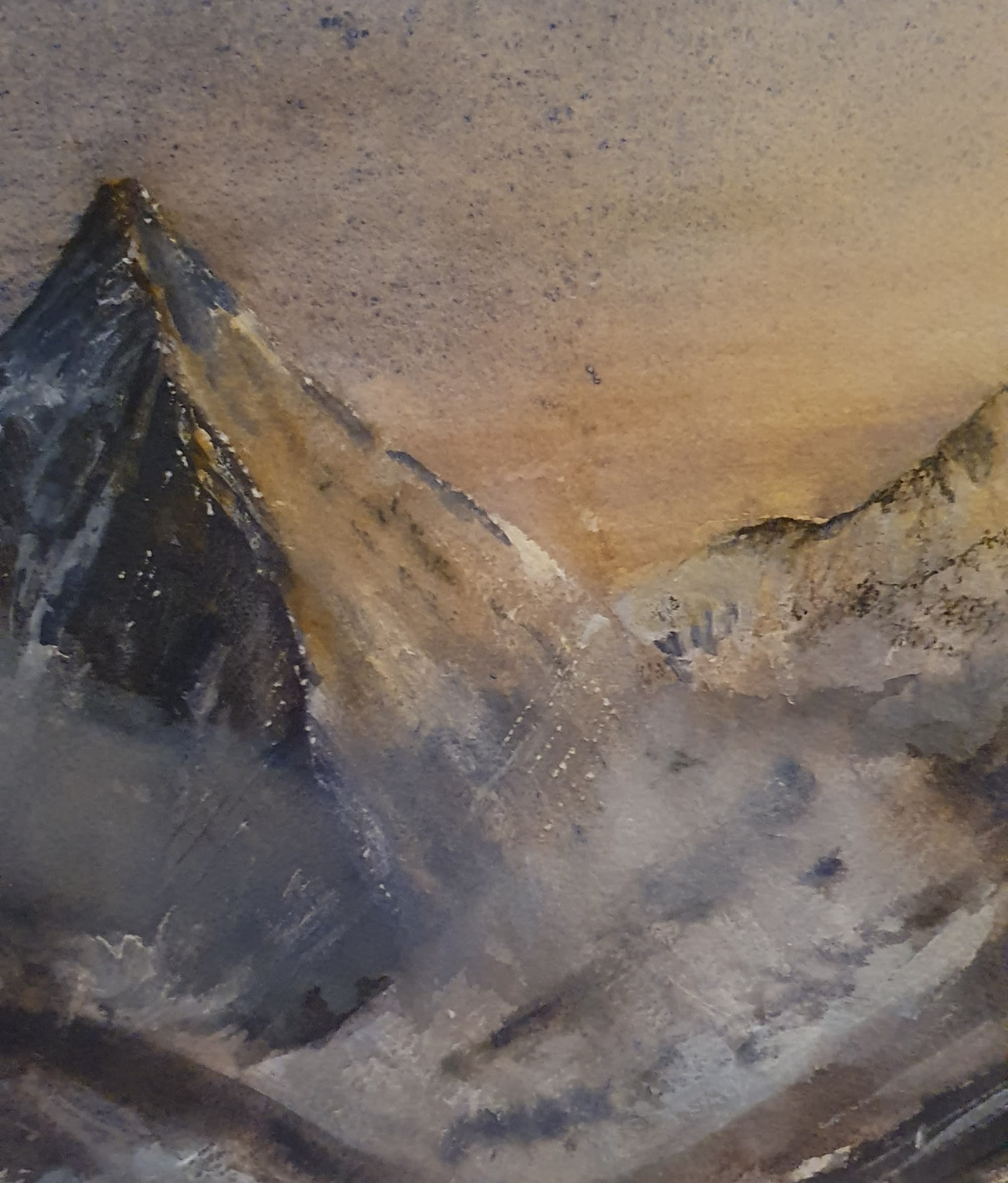 Matterhorn - Watercolour- Aqaurelle from Daniel Musafia - art24