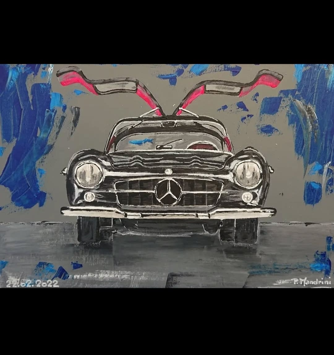 Mercedes Benz 300SL Gullwing from Pascal Mandrini - art24