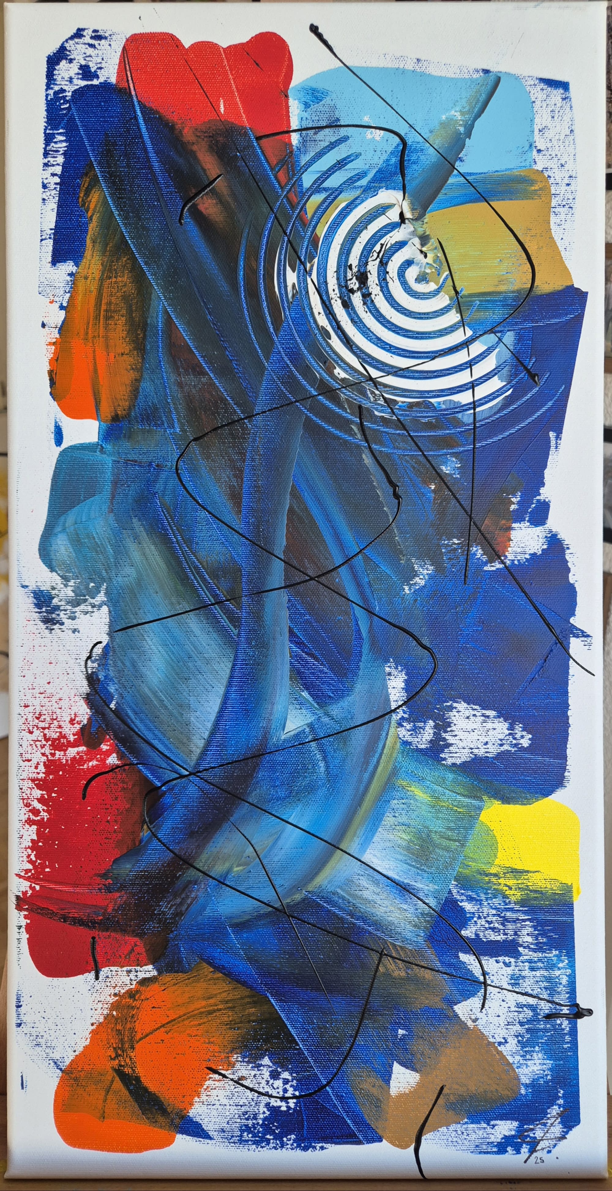 Blue Vortex von Pascal Fankhauser - art24